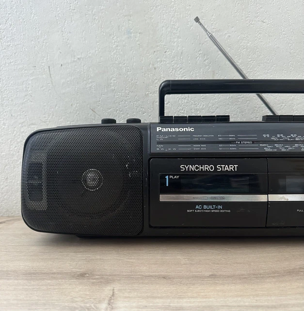 POSTE PANASONIC RX-FT500 Radio Double Cassette Recorder boombox ...