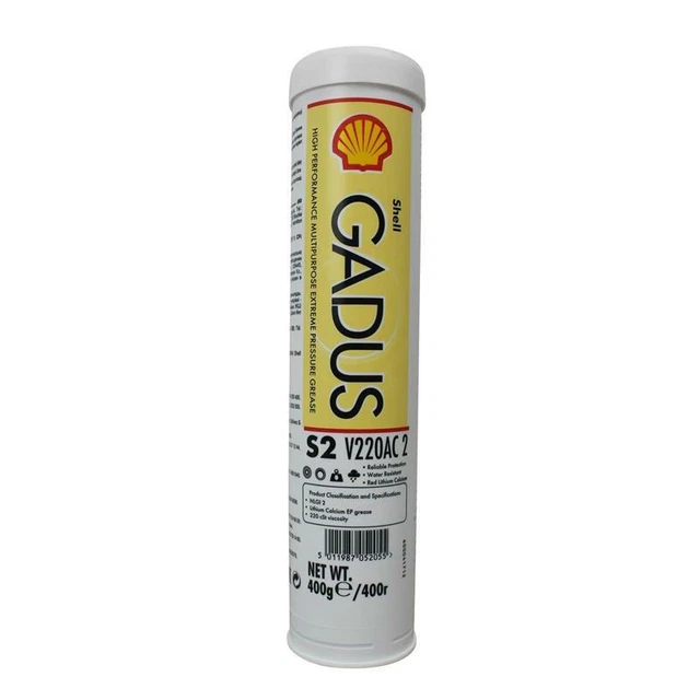SHELL GADUS S2 V220 AC 2 400g Kartusche Fett KP2K-20 Hochleistungs ...