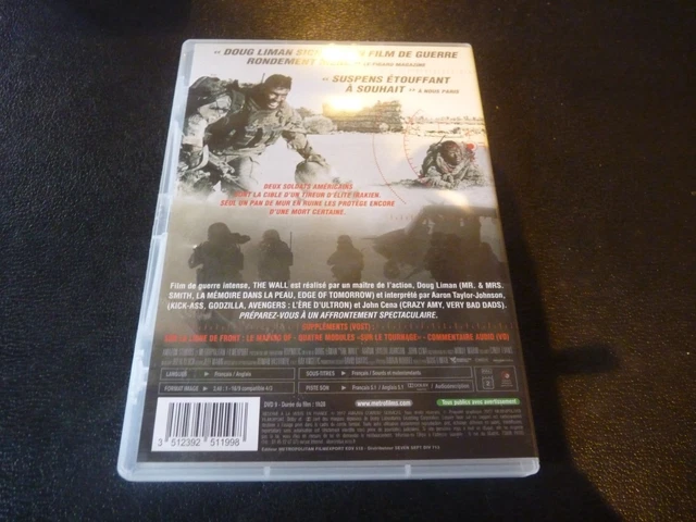 DVD &THE WALL& Aaron TAYLOR-JOHNSON, John CENA EUR 3,95 - PicClick FR