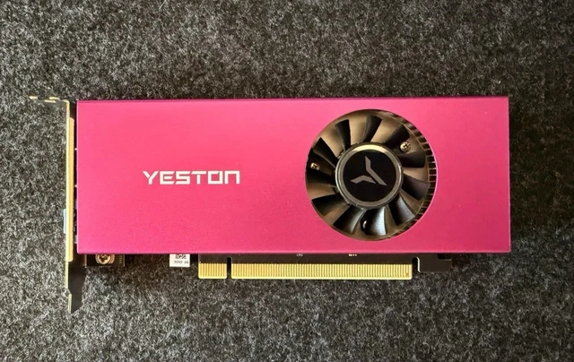 YESTON NVIDIA RTX 3050 6GB Low Profile Gaming Graphics Card Single Slot ...