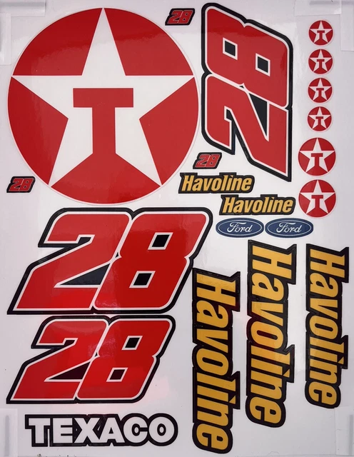 Radio Control Model Accessories White Vinyl Sticker Sheet - 106 Piece ...