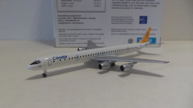 HERPA WINGS, CONDOR, McDonnell Douglas DC-8-73, 1:500 NG EUR 34,95 ...