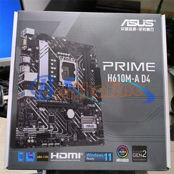 ONE NEW ASUS PRIME H610M-A D4 motherboard LGA 1700 H610 Micro-ATX DDR4 £137.50 - PicClick UK