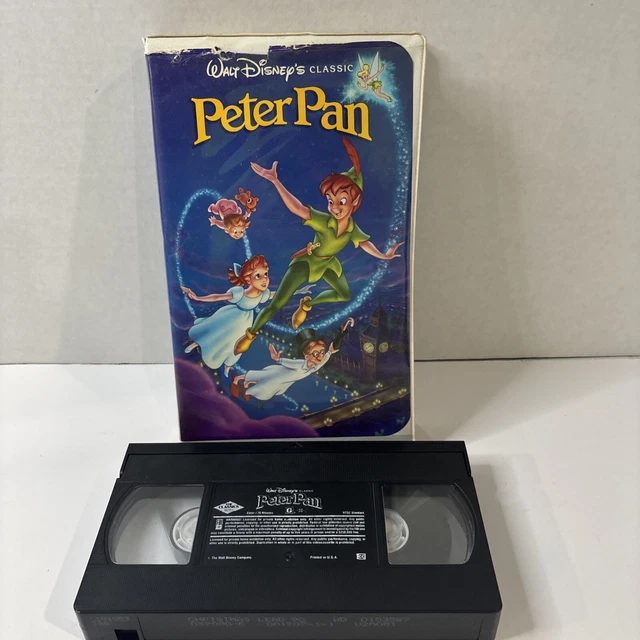 PETER PAN (VHS, 1990) Walt Disney's Classic Black Diamond Edition £4.72 - PicClick UK