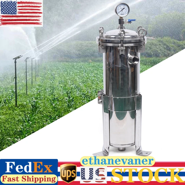 Main Water Filter For House 2" NPT Bag Filter Housing, 150 Psi In/Out ...