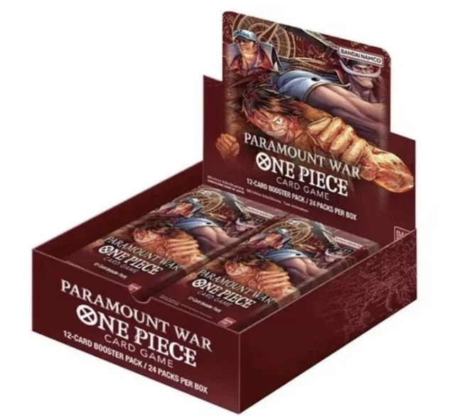 ONE PIECE CARD Game Paramount War Booster Box OP-02 English New Sealed ...