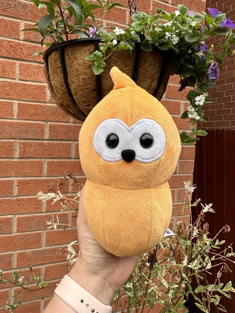 ZINGY SOFT TOY Beanie EDF Mascot 8" Tall fab condition orange plush £19 ...