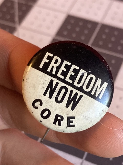 VINTAGE 1960’S CIVIL Rights Congress Of Racial Equality Freedom Now ...