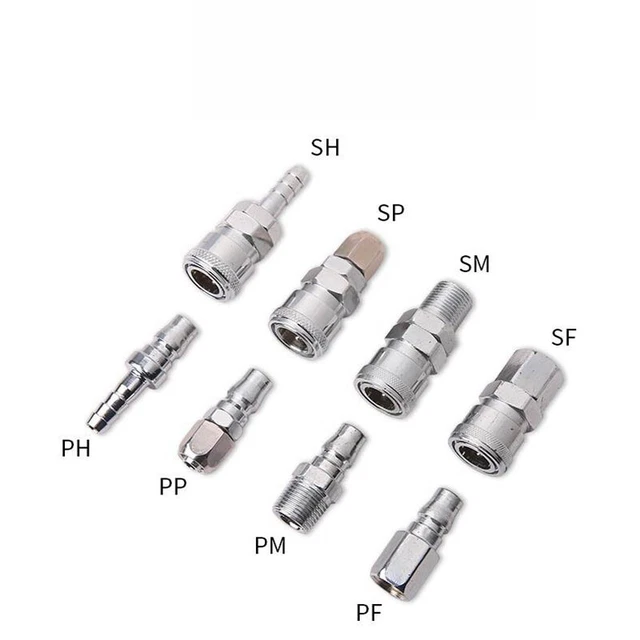 Quick Release Air Fitting Types