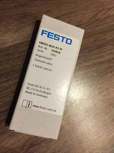 FESTO MAGNETVENTIL / Solenoid Valve VMPA1-M1H-KS-PI (556838) EUR 38,00 ...