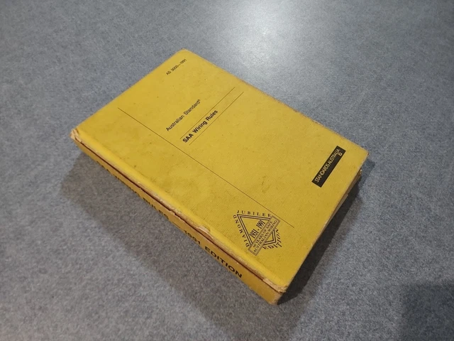 AUSTRALIAN STANDARD ELECTRICAL Installations Buildings SAA Wiring Rules ...