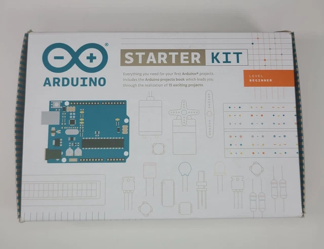 ARDUINO STARTER KIT Board Sensor Official Level Beginner Control Module ...