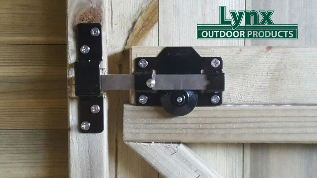 PERRY 50MM LONG Throw Gate Lock ,Garden Gate/shed/door keyed one side ...