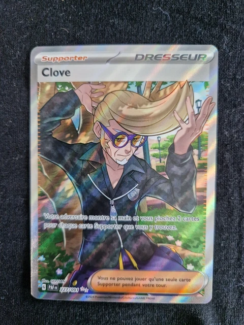 CARTE POKÉMON CLOVE full art 227/091 ultra rare EV4.5 destinées de ...