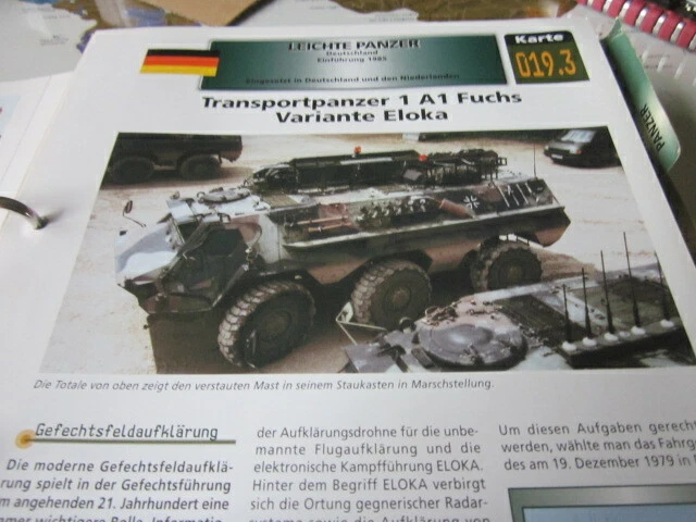 MILITÄRFAHRZEUGE ARCHIV LEICHTE Panzer 19.3 Tpz Fuchs MEXAS Deutschland ...