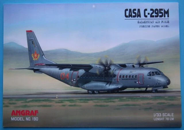 ANGRAF MODEL 190 - Kazakhsan military transport aircraft CASA C-295M ...