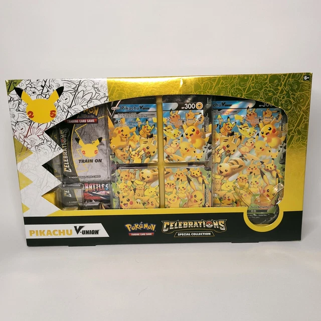 POKÉMON TCG CELEBRATIONS Special Collection Box: Pikachu V-Union EUR 28 ...