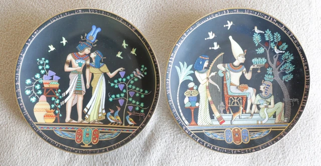 OSIRIS PORCELAIN-THE LEGEND of Tutankhamun Bradex Wandteller Ägypten ...