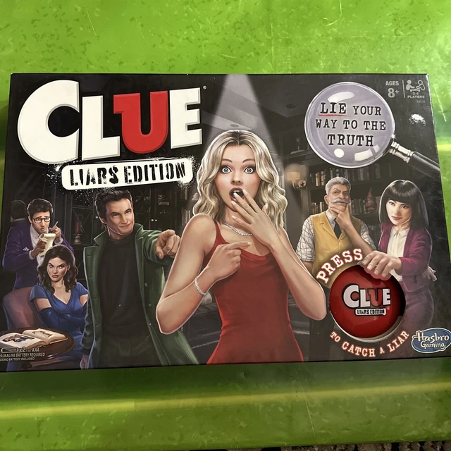 NEW HASBRO CLUE Liars Edition Board Game Murder Mystery Game Age 8+ £15 ...