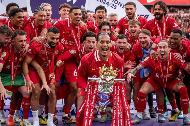 LIVERPOOL FC PREMIER League Champions 2024 2025 Photograph Picture £5. ...