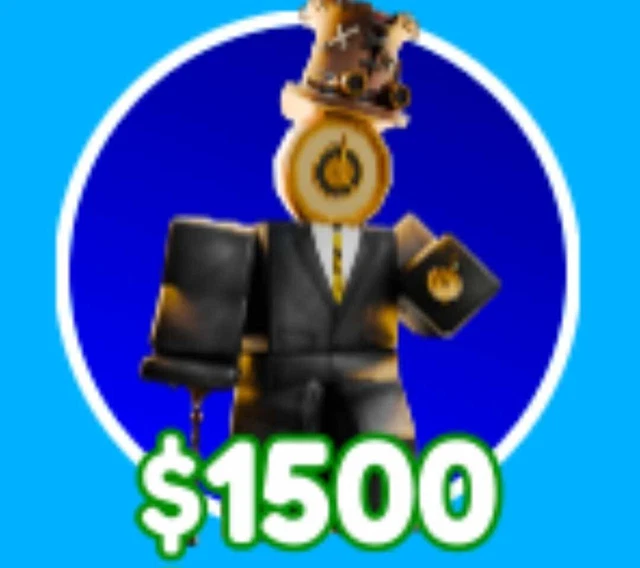 CHIEF CLOCKMAN ~ Godly ~ Toilet Tower Defense ~ TTD Units ~ TTD EUR 21 ...