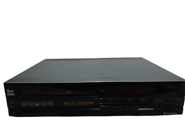 JAPAN HITACHI VT-168EM HQ Multi-System VHS Remote Manual *Read* PAL ...