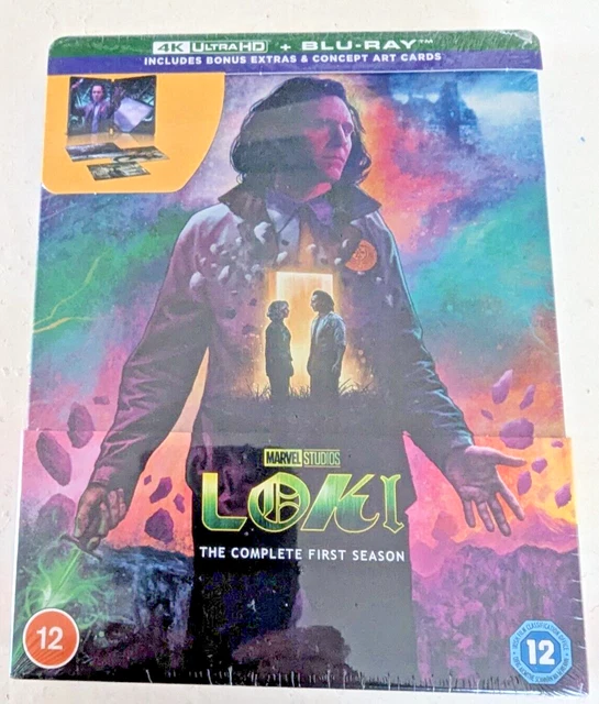 LOKI SEASON 1 Limited Edition Steelbook 4K/Blu Ray DVD (New and sealed ...