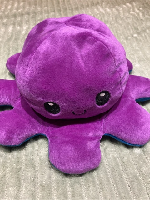 FLIPEMS OCTOPUS PURPLE And Blue Happy And Sad Plush Soft Toy Great ...