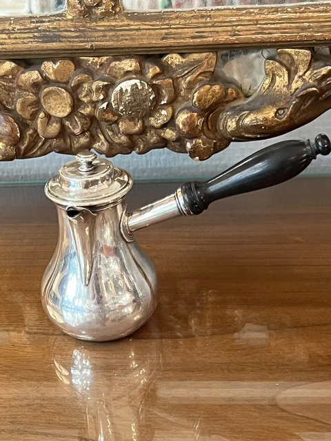 RAVISSANTE PETITE CHOCOLATIÈRE Argent Massif Poinçon au Vieillard EUR ...