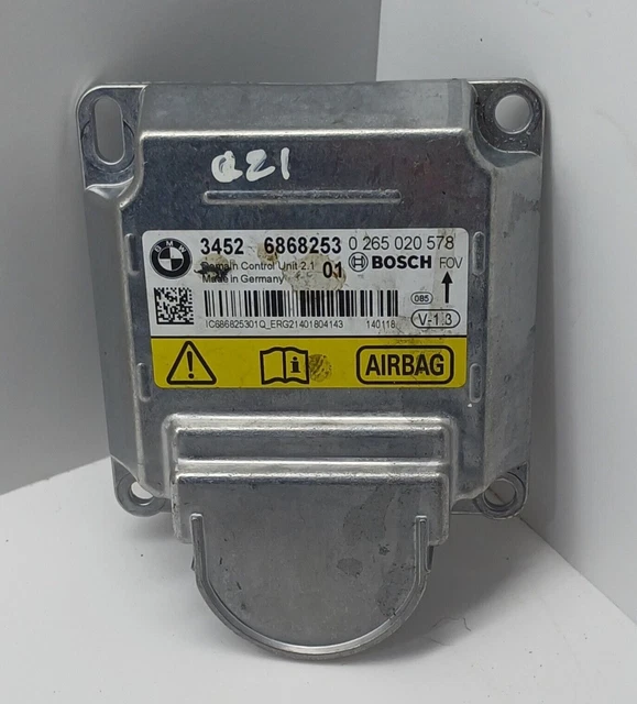 BMW F20 F21 F30 F31 ECU ICM Control Unit Module Airbag ECU 6868253 £12. ...