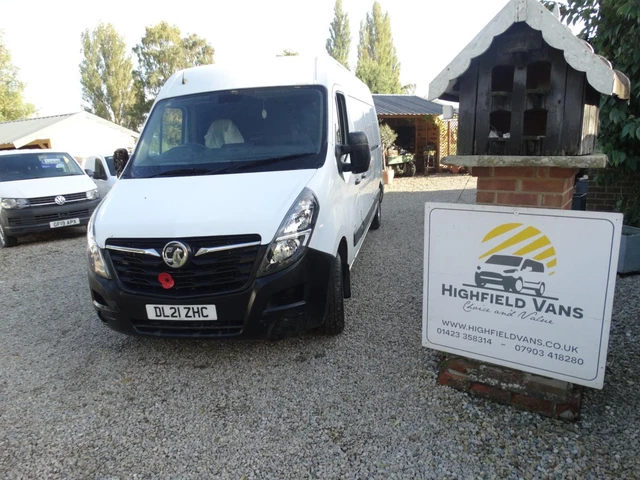 VAUXHALL MOVANO 2.3 Turbo D 135ps H2 L3 LWB Van NO VAT £10,995.00 ...