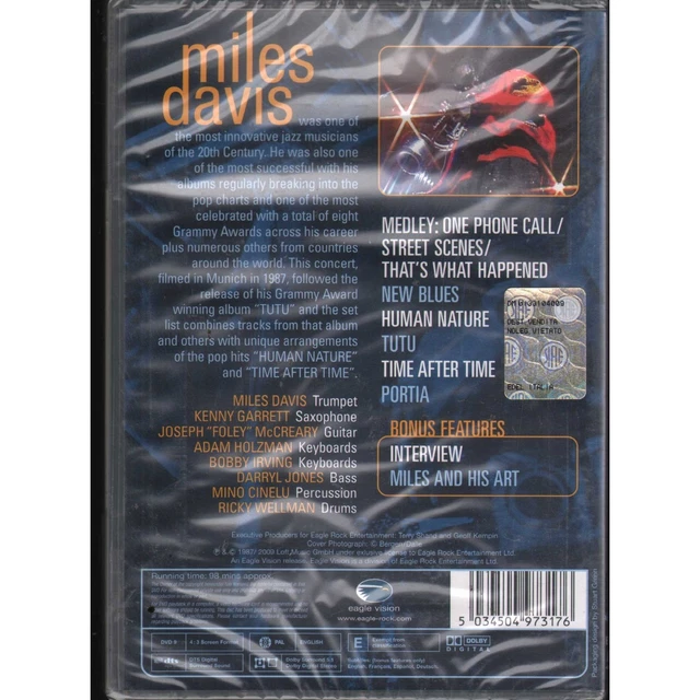 MILES DAVIS DVD That's What Happened Live In Germany 1987 – EREDV731 ...