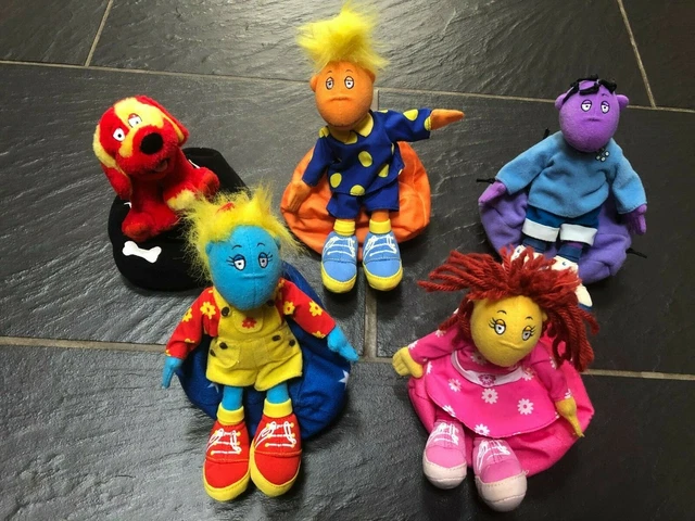 TWEENIES FIZZ MILO Jake Bella & Doodles Sitting On Beanbags Soft Toy ...