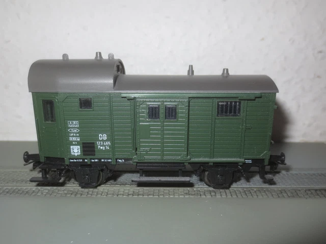 DB GÜTERZUG-GEPÄCKWAGEN, GRÜN, Märklin H0, KK, ohne OVP EUR 7,45 - PicClick DE