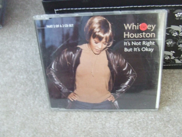 CD SINGLE WHITNEY Houston Its Not Right But Its Okay Cd2 3 Track $3.57 ...