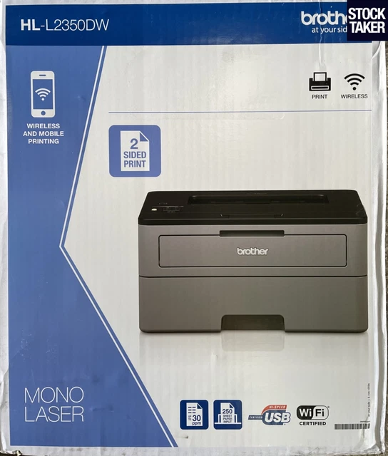 BROTHER HL-L2350DW A4 Mono Wireless Laser Printer (SEALED BOX) VAT ...