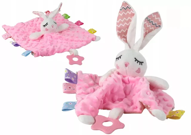 PRZYTULANKA KRÓLICZEK PLUSZOWA kocyk wypustki LEAN Toys £8.12 - PicClick UK