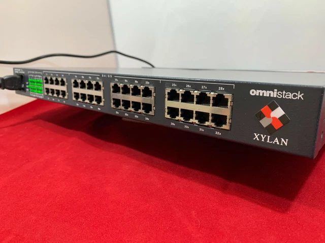 XYLAN OMNIHUB OS-3032E 32-Port Network Ethernet Hub Expansion Module ...