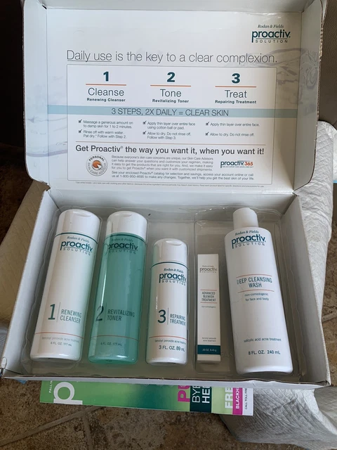 PROACTIV ORIG- 3 Step Acne Treatment System-90 Day Skincare Set Exp ...