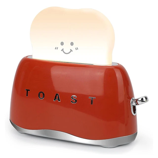 RETRO DECOR TOASTER Lamp,Retro Toaster Shape Desk Decoration Gifts ...