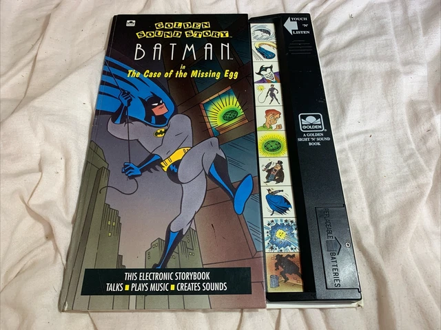 VINTAGE 1992 GOLDEN Sound Story Batman in the Case of the Missing Egg £ ...