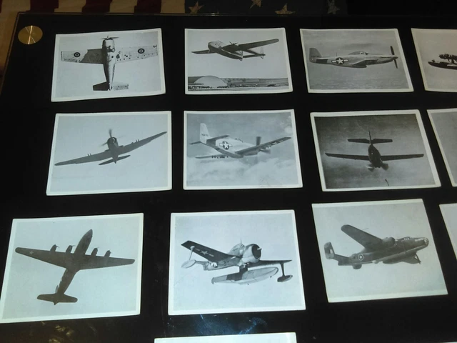AIRCRAFT M.A.P. RECOGNITION cards aviation aeroplane identification WW2 ...