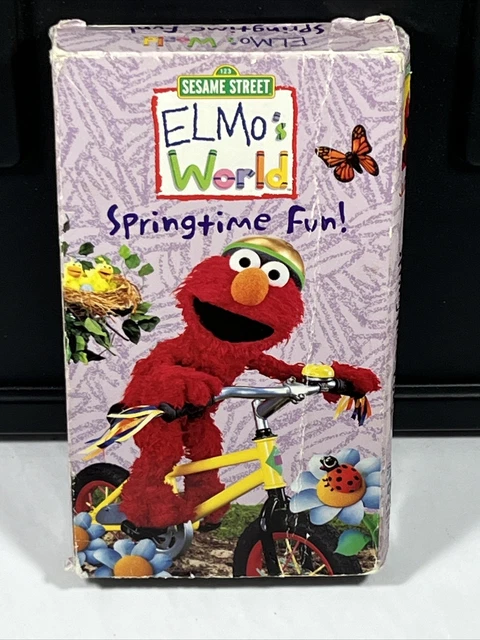 ELMO'S WORLD SPRINGTIME Fun! (VHS, 2002) Sesame Street $13.74 - PicClick CA