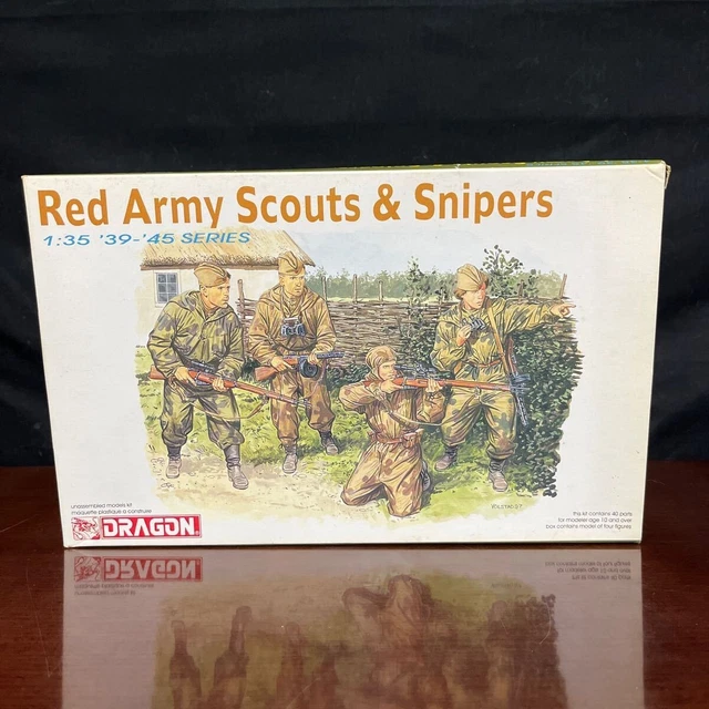 DRAGON 1/35 SOVIET Red Army Reconnaissance Soldiers and Sniper Dragon ...