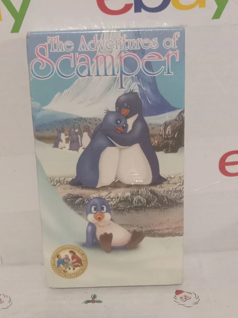 THE ADVENTURES OF Scamper The Penguin 1992 Vintage VHS Enoki Films NEW ...