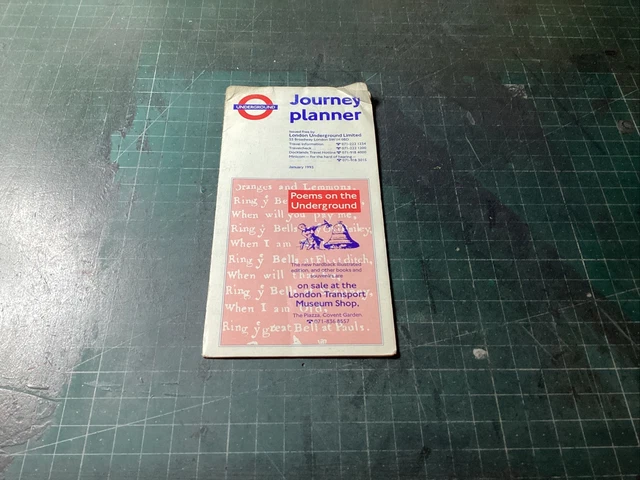 LONDON UNDERGROUND TUBE MAP DATED 1950 GEOGRAPHIA ATLAS 7"x9" £7.99 ...