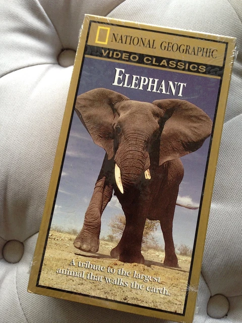 NATIONAL GEOGRAPHIC VIDEO Classics Elephant Largest Animal on Earth vhs ...