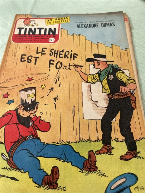 TIM UND STRUPPI Tintin 466 1957 Dan Cooper Tim carbone a bordo Suske e ...