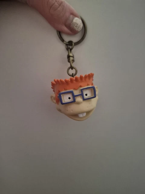 RUGRATS CHUCKIE VINTAGE 1995 Nickelodeon PVC Hardees Key Ring DEADSTOCK ...