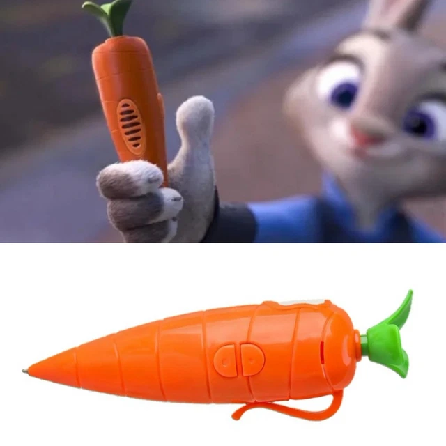 ZOOTOPIA CARROT VOICE Recorder Pen Judy Hopps Zootropolis Nick Wilde ...